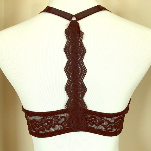 Xhilaration | Intimates & Sleepwear | Black Lace Racerback Bra | Poshmark